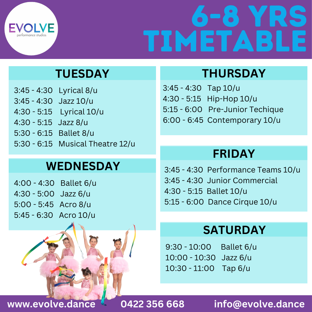 JUNIORS – EVOLVE PERFORMANCE STUDIOS