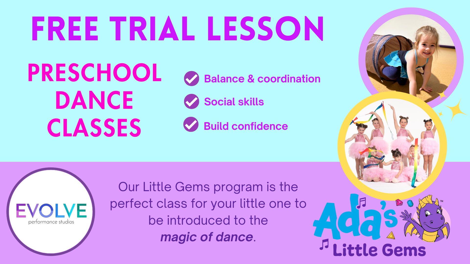 EVOLVE PERFORMANCE STUDIOS – empowerment through dance