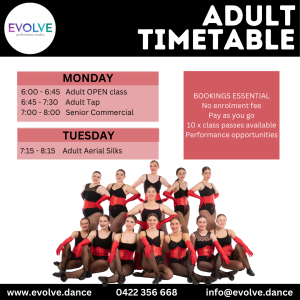 ADULTS – EVOLVE PERFORMANCE STUDIOS